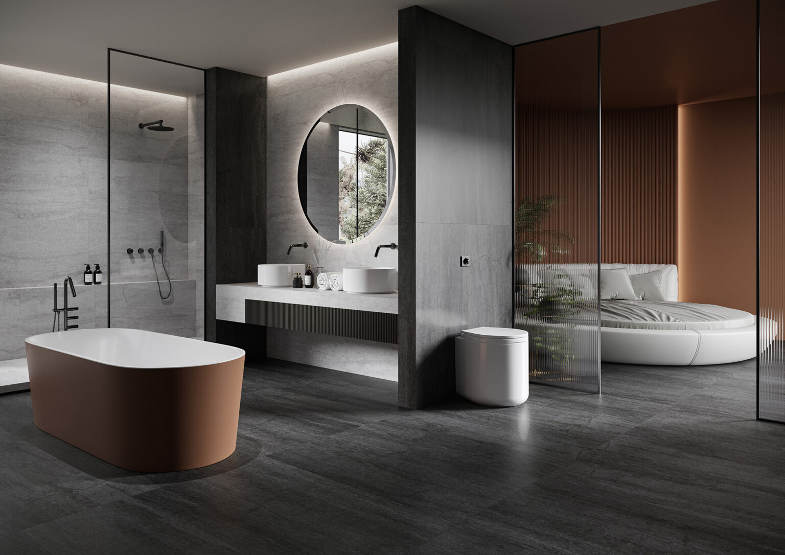 Graphite ceramic tiles – hit of 2023? - Cerrad