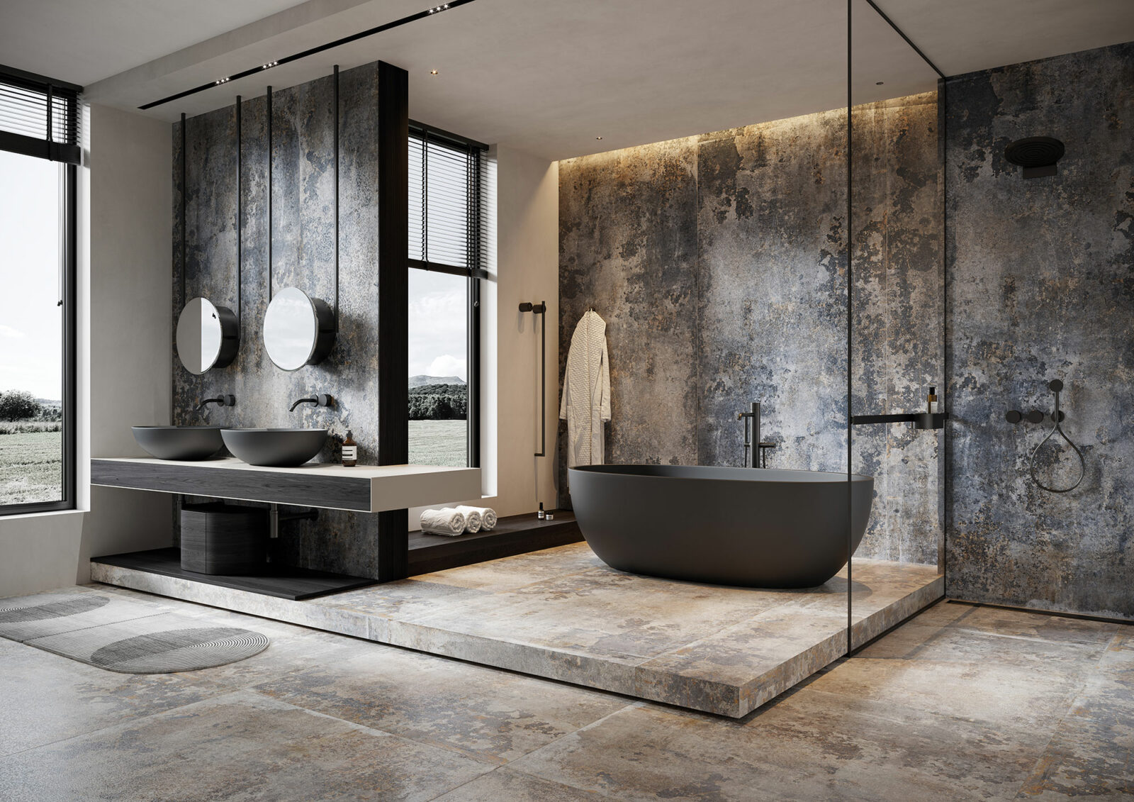 Graphite ceramic tiles – hit of 2023? - Cerrad