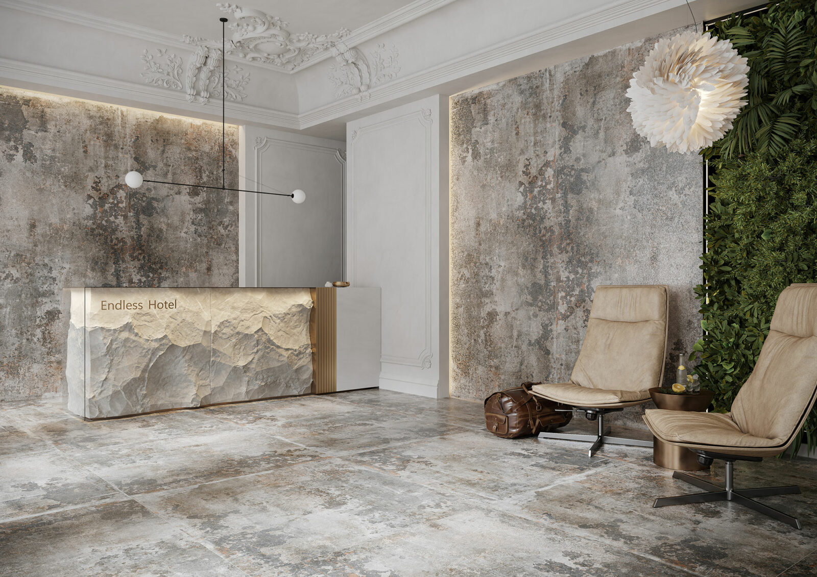 Endless Time Rust Lappato Silky Crystal 60 x 60 – Cerrad