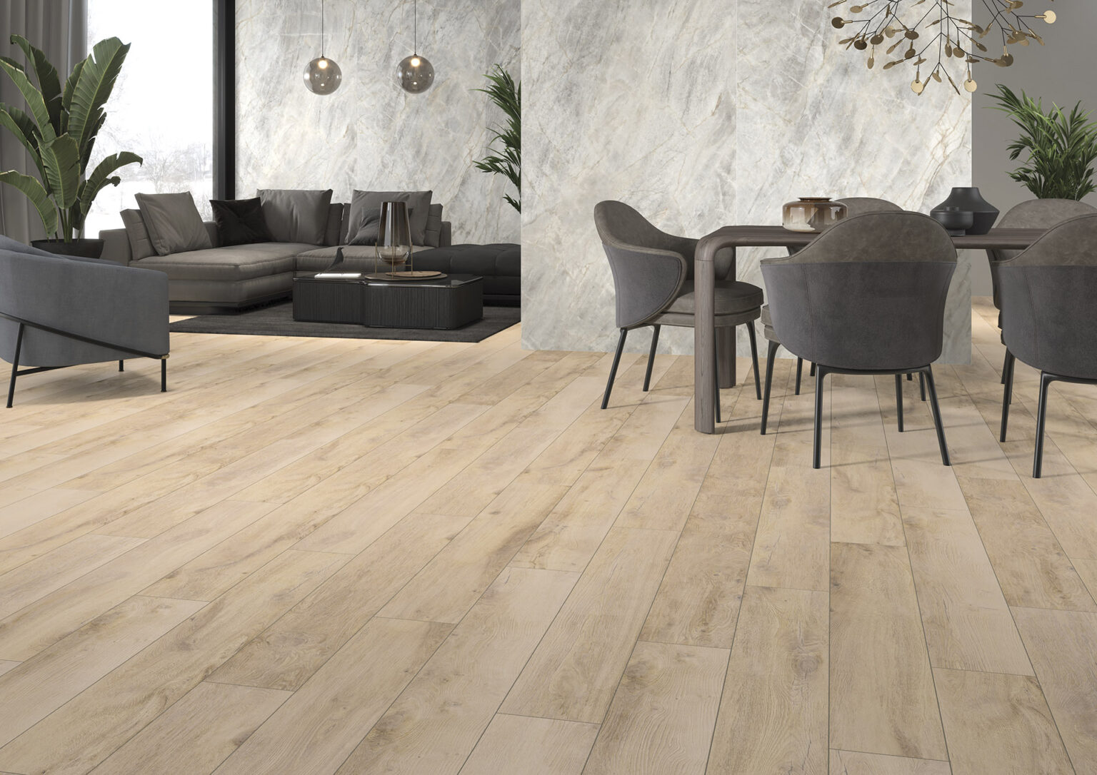 Ideal gres tiles for a modern office floor - Cerrad